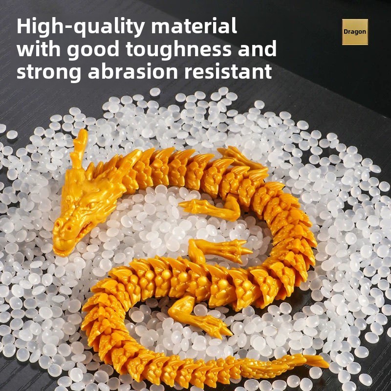 3D Printed Articulated Chinese Dragon Toy for Kids Decoration | Shopee ...