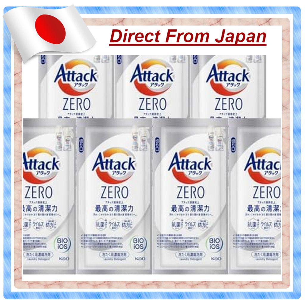 [Safe and Trust]Attack ZERO One Pack Type Liquid Detergent 10g x 7 Bags ...