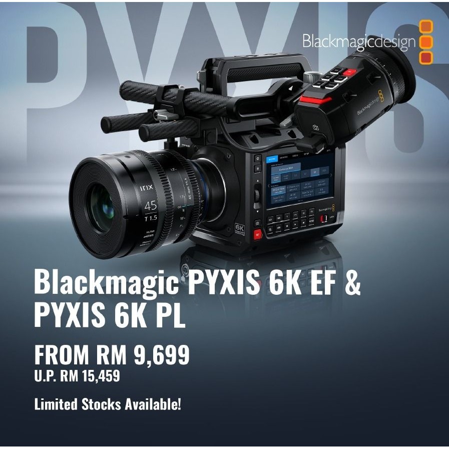 Super Promo Blackmagic Design PYXIS 6K / 12K Full Frame Cinema Box ...