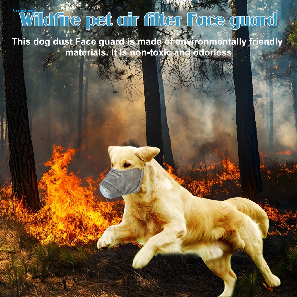 tiredhead Dog Muzzle Reusable Adjustable Pet Muzzle Adjustable Dog ...