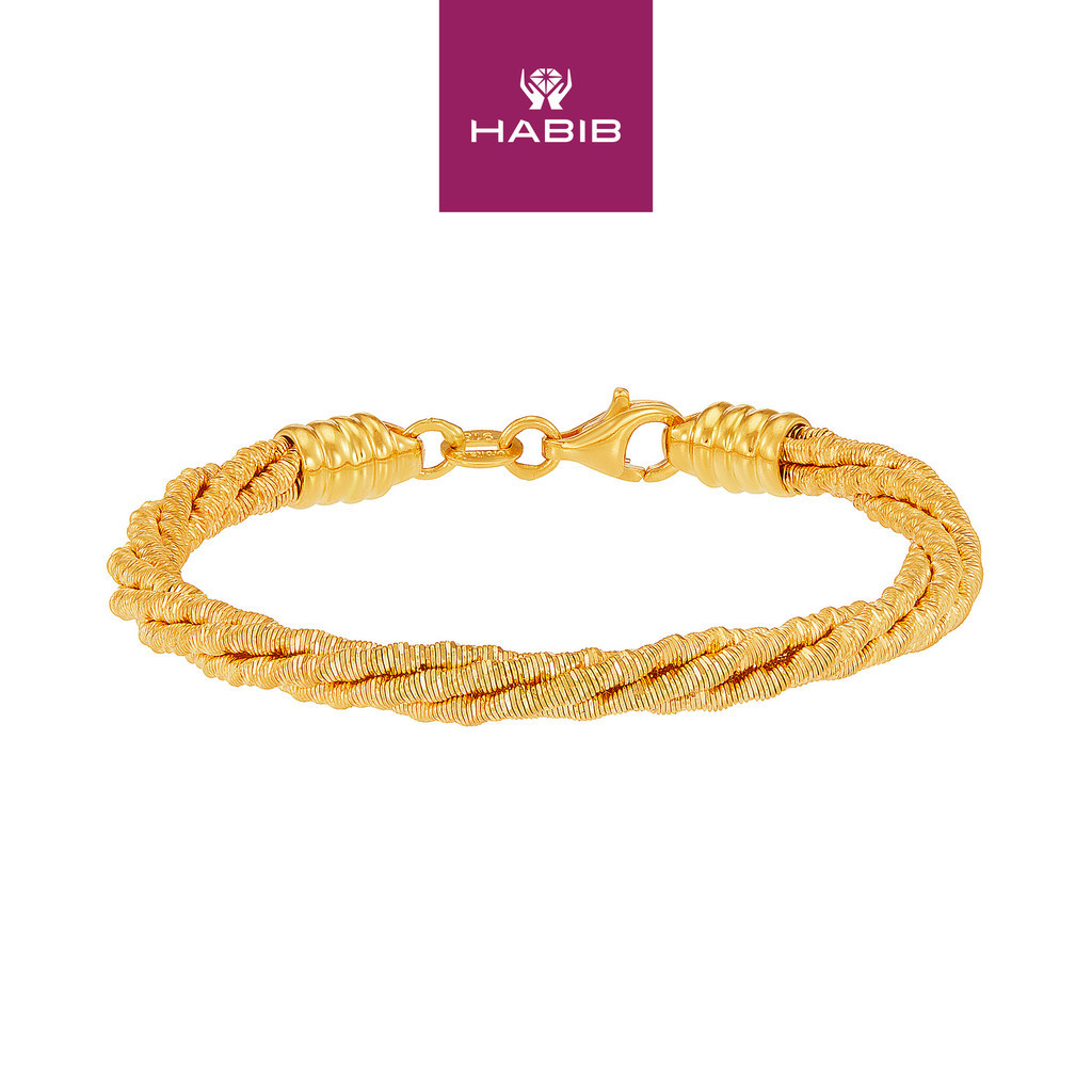 HABIB Oro Italia 916 Yellow Gold Bangle GB91050924(4)-BBY (for baby ...