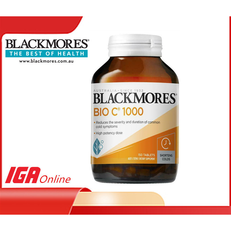[EXP 05/2027] Blackmores Bio Vitamin C 1000mg ( 150 Tablets ) ( Made in ...