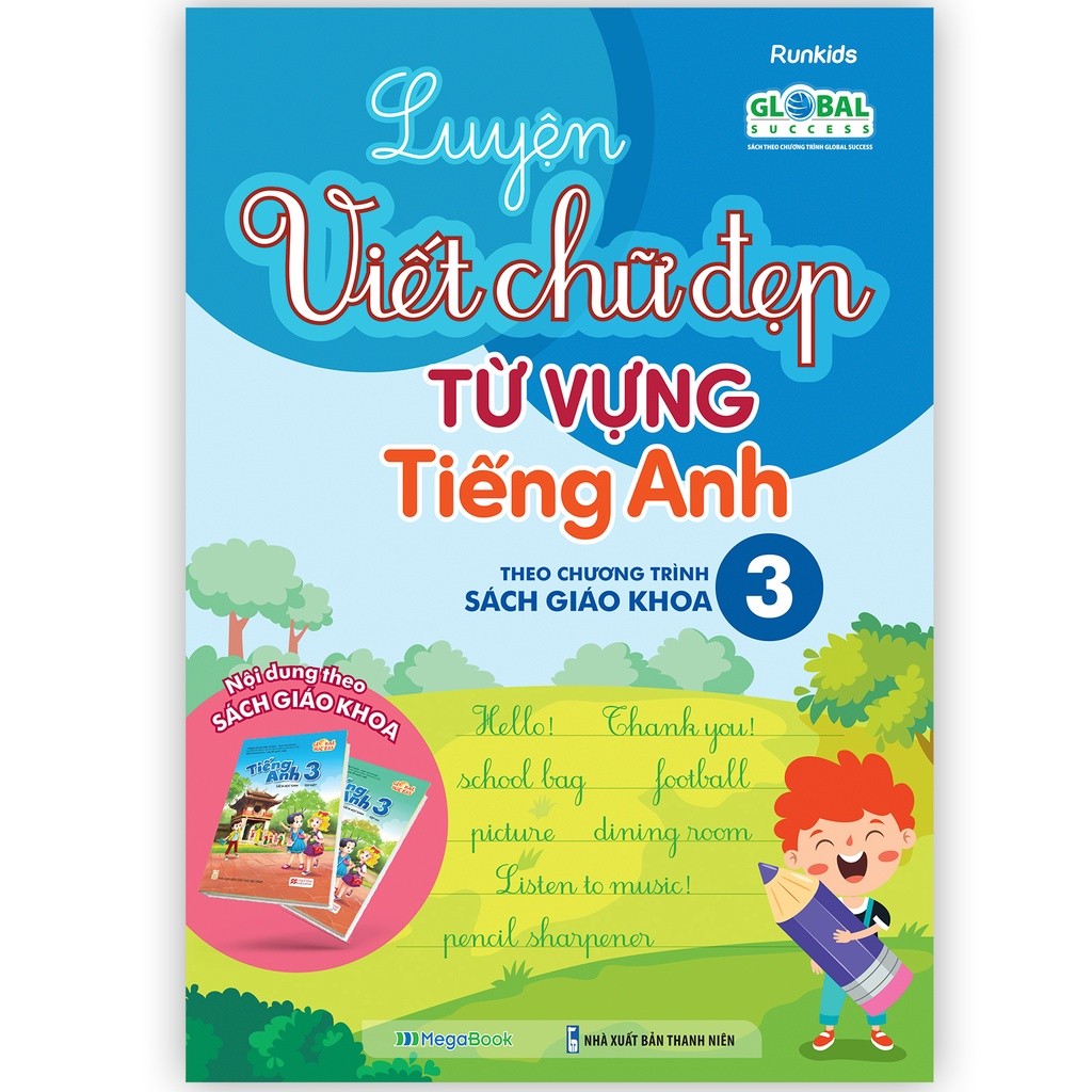 Practice book for writing beautiful handwriting and English vocabulary ...