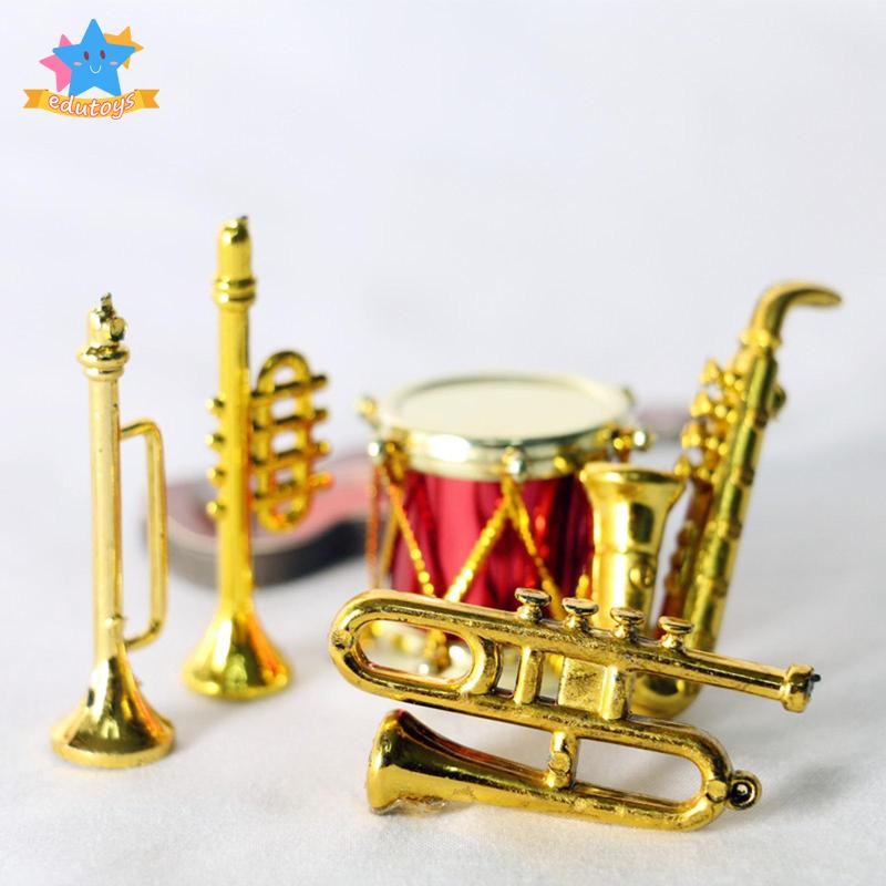 [Edstars] Dollhouse Musical Instrument Miniature Life Scene Decor Gifts ...