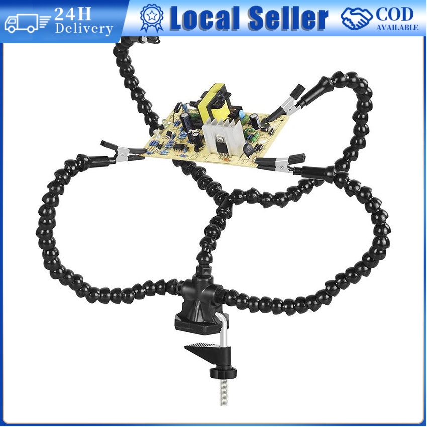 Solder Helping Third Hand solder Tool 3 Or 4 Flexible Arms Soldering ...