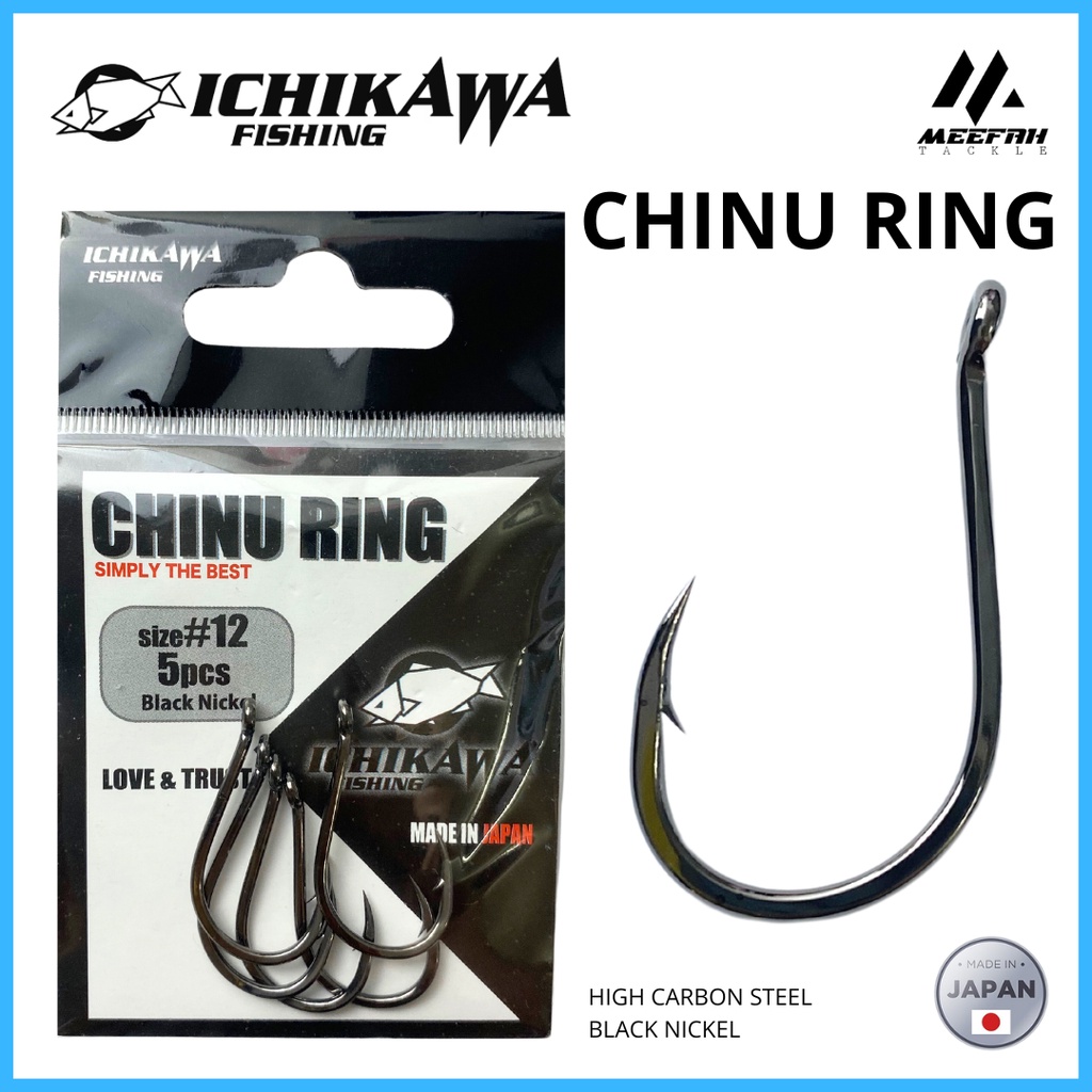 Ichikawa Chinu Ring (Made in Japan) - Chinu Fishing Hook Mata Kail | Shopee Malaysia