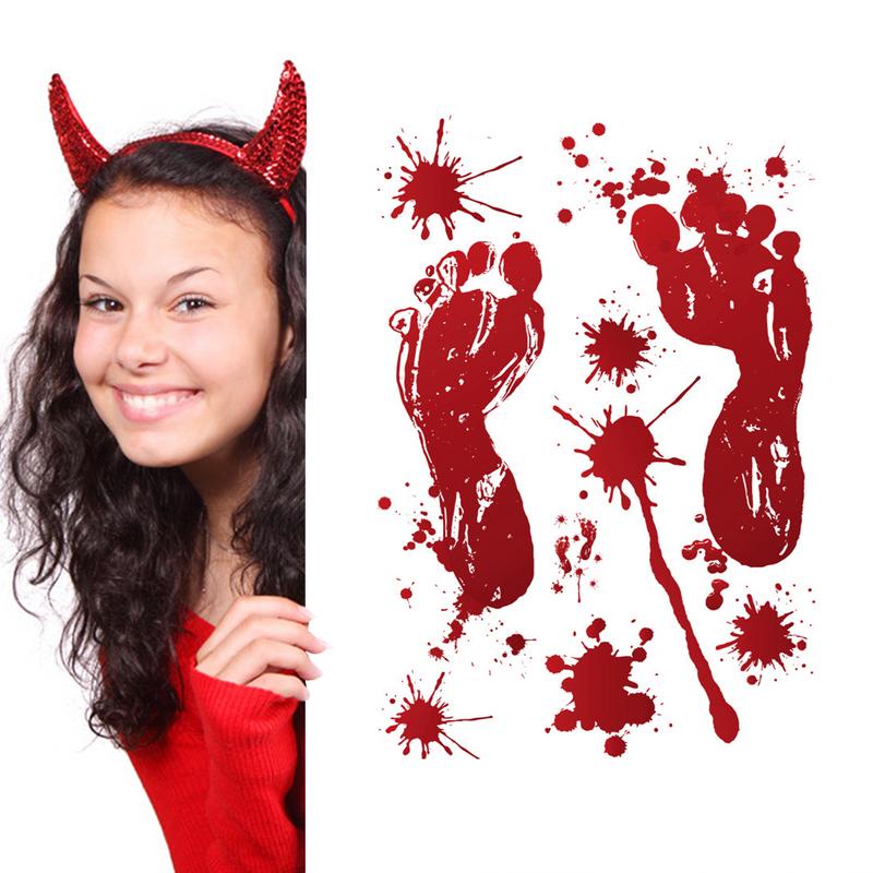 Halloween Bloody Stickers Halloween Wall Decal Create Horror Scenes ...