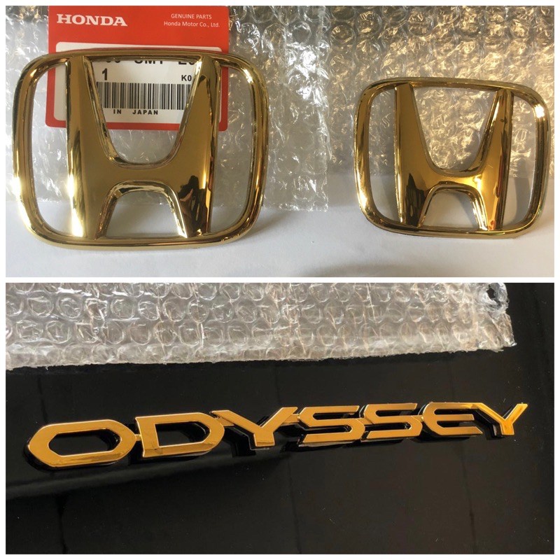 ORIGINAL HONDA ODYSSEY RB1 RB2 RB3 LOGO GOLD COLOUR HIGHT QUANLITY ...