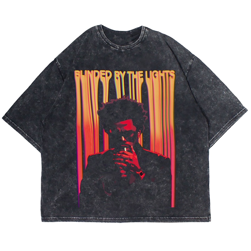 Patternmerch "the weeknd blinded tour" Oversize T-shirt | Washed tee ...