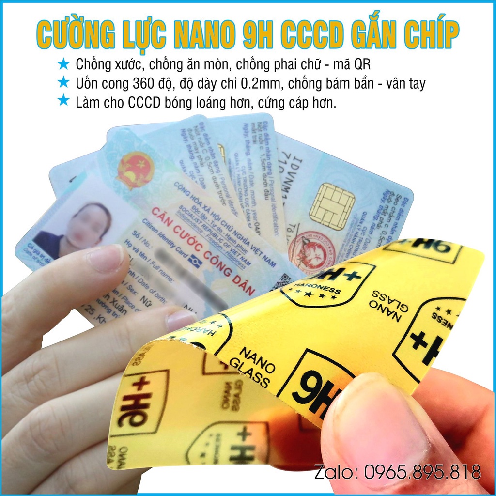 Nano tempered film protects Citizen Identification - CCCD from ...