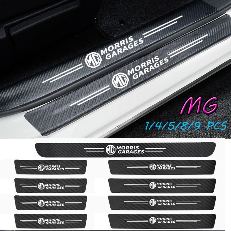 For MG Car Sill Sticker Anti-Scratch Waterproof Trunk Carbon Fiber ...