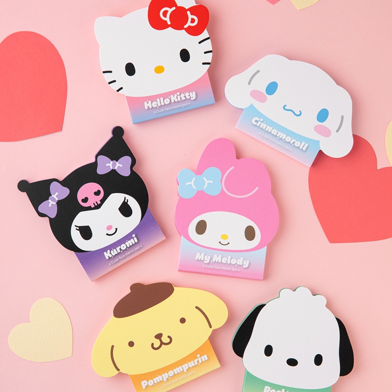 [WV] 50 Sheets/Book Sanrio Alien Sticky Notes, Kuromi Cinnamoroll ...