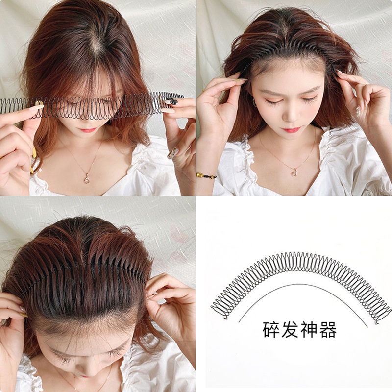 Invisible Hairband Comb Baby Hair Fringe Styling Bang Broken Baby Hair ...