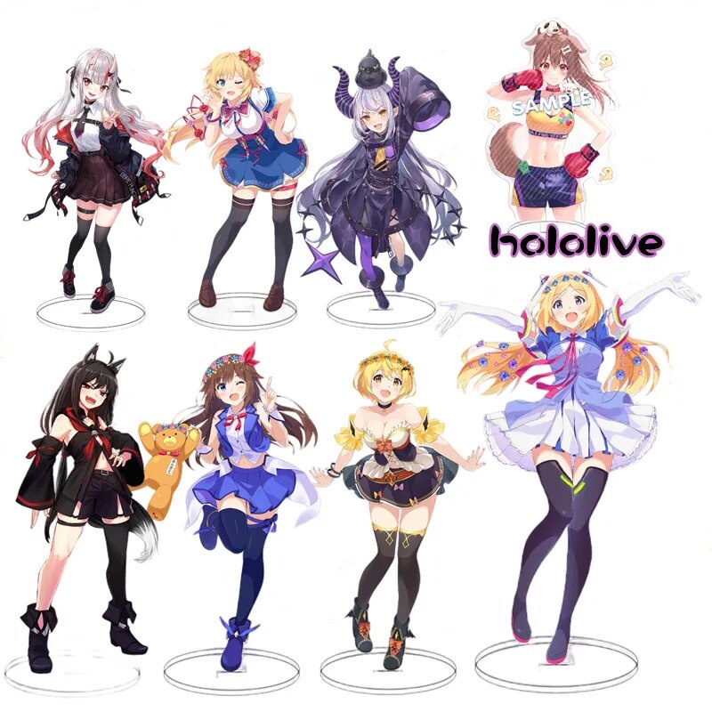 Hololive Anime Standee Model Shirakami Fubuki Natsuiro Matsuri Akai ...