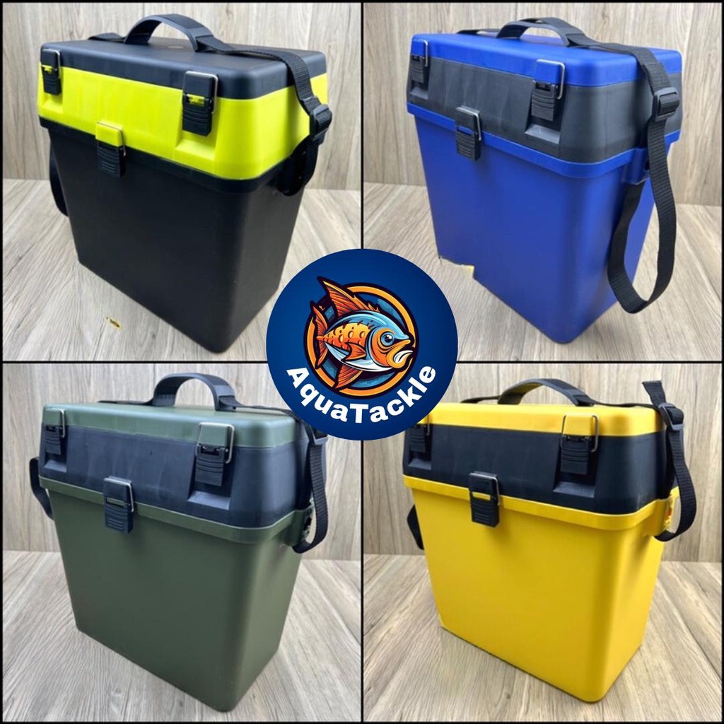 AquaTackle - 【BOX001】Direct Kilang Fishing Tackle BOX 37cm Kotak ...
