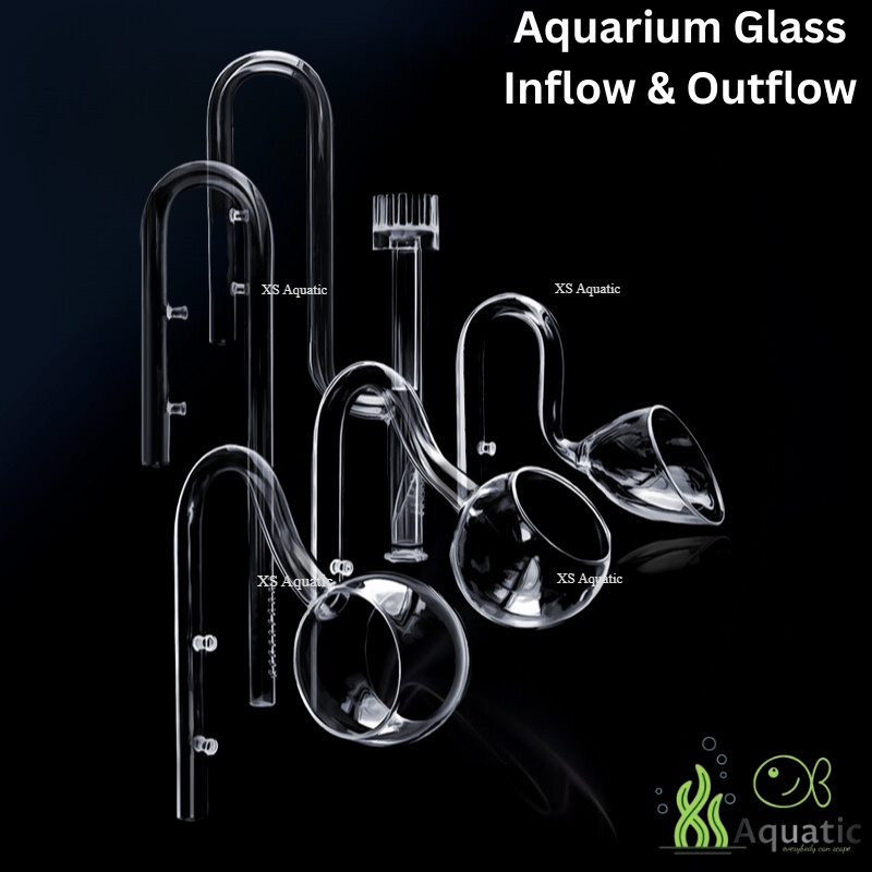 Aquarium Glass Inflow Outflow 12mm 16mm Glass Skimmer Mini Skimmer Out ...