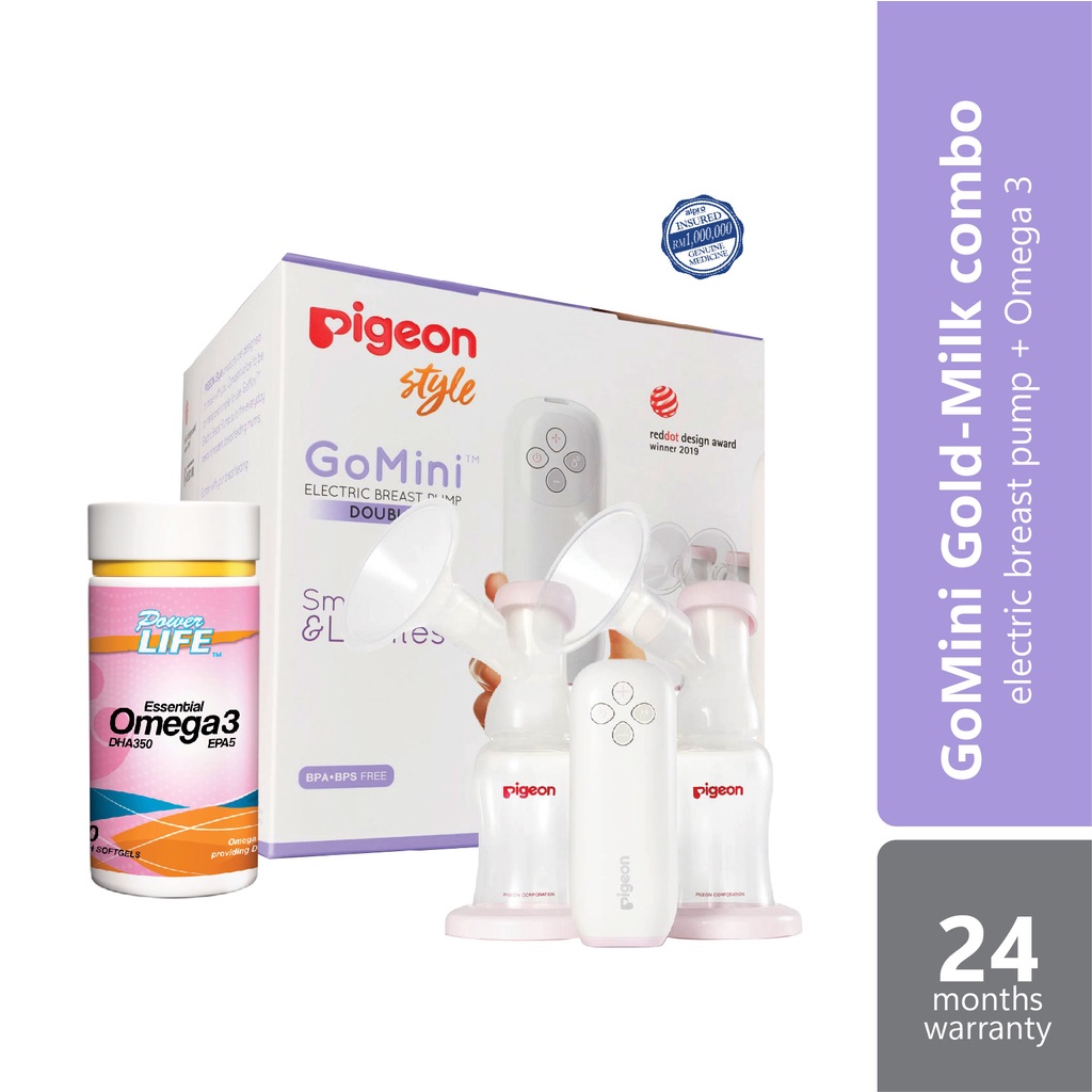 [Gift Set] Gomini Gold-milk Breastfeeding Mom Combo | Pigeon Breast ...