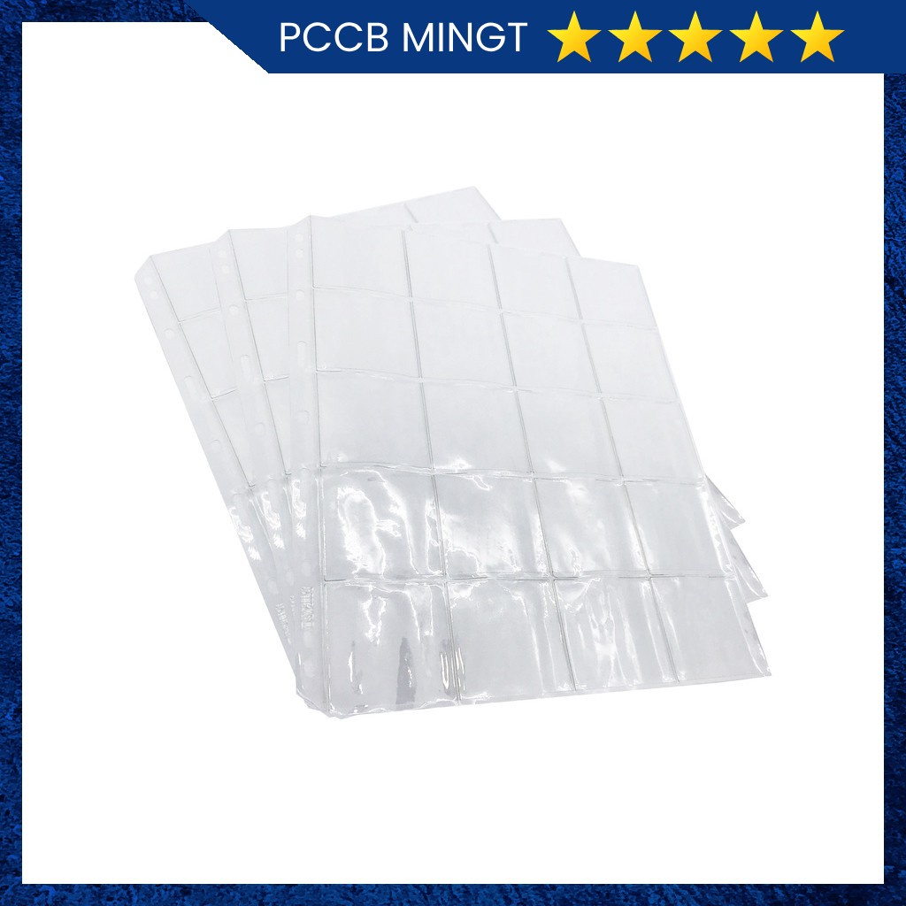 PCCB MINGT 10PCS 20 Slots Standard 9-Hole Album Inner Sheets For ...
