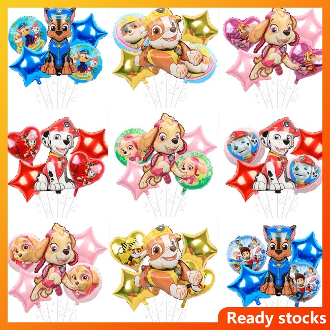 SY Paw Patrol Balloons Foil Balloon Paw Patrol Toys Paw Patrol Gold CurtainParty Needs Birthday ...