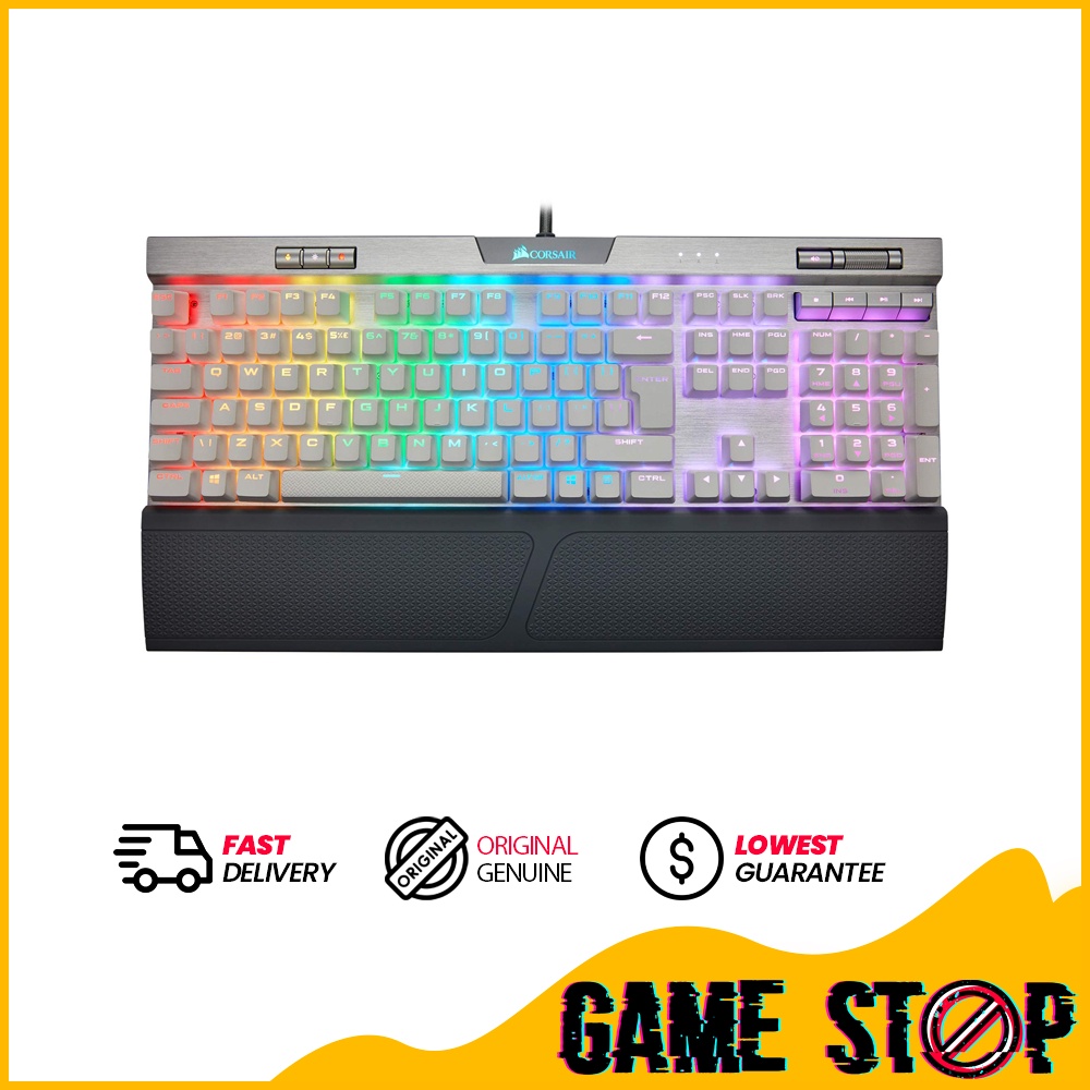 Corsair K70 RGB MK.2 SE Mechanical RAPIDFIRE Gaming Keyboard - USB Passthrough & Media Controls ...