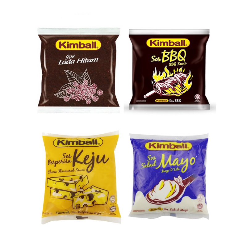 KIMBALL Black Pepper/BBQ/Cheese/Mayo/Mayonnaise Sauce 1kg 包装酱 Sos Pek ...