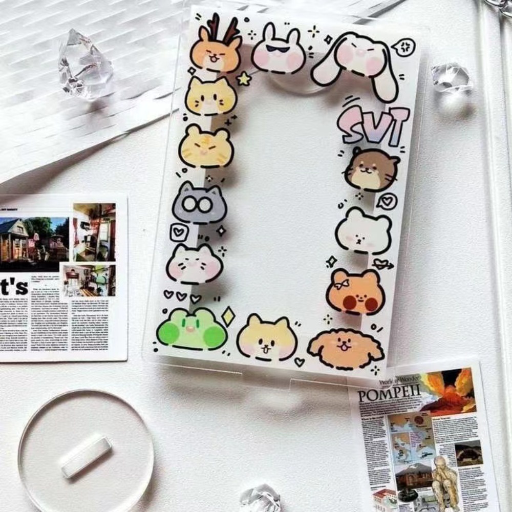 Kpop Ido SEVENTEEN HOSHI WONWOO THE8 Acrylic Stand Cute Little Animal ...