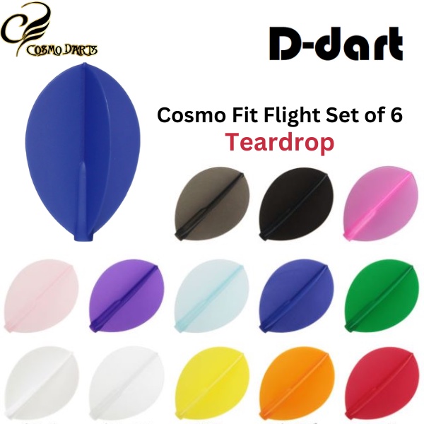 COSMO FIT FLIGHT - SET OF 6 TEARDROP (SAYAP ARROW) | Shopee Malaysia