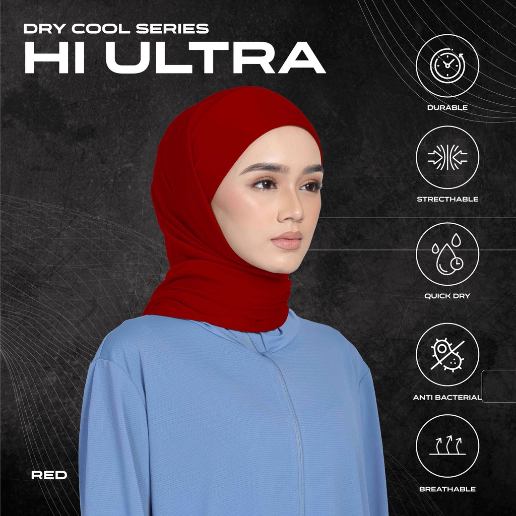 HiHijab - HiUltra Dry Cool Collection Tie Back Sport Hijab Microfiber ...