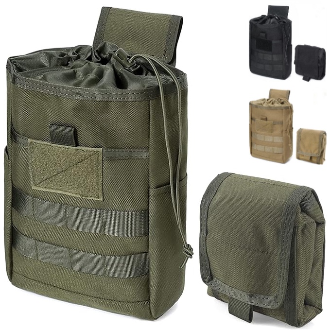 1000D Molle Dump Pouch, Tactical Dump Pouch Foldable Mag Dump Pouch ...