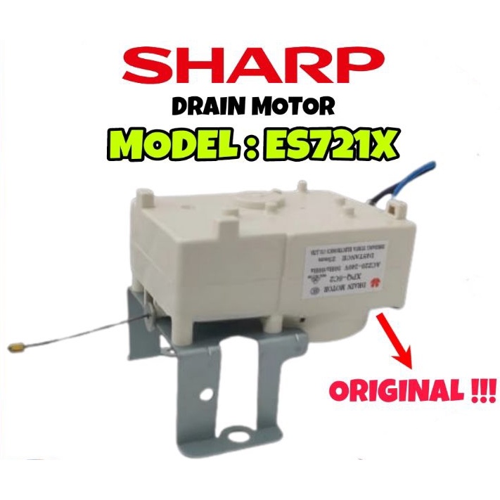 (ORIGINAL) ES721X Sharp Drain Motor Washing Machine | Shopee Malaysia