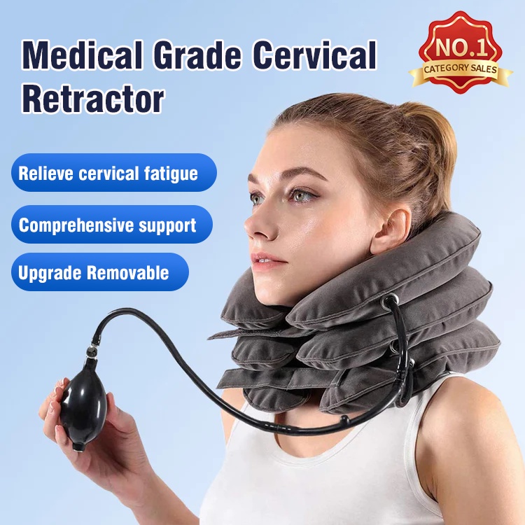 【Jualan ️】[Eliminate neck pain & neck hump]Three-layer pneumatic ...