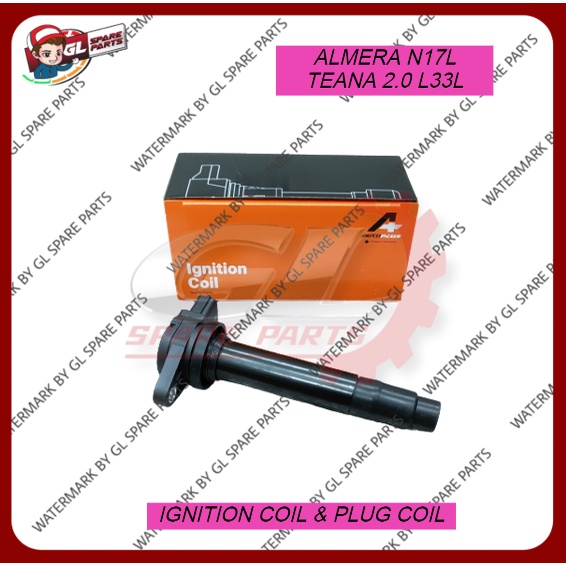IGNITION COIL PLUG COIL NISSAN ALMERA N17 TEANA 2.0 L33L (AUTOPLUS ...