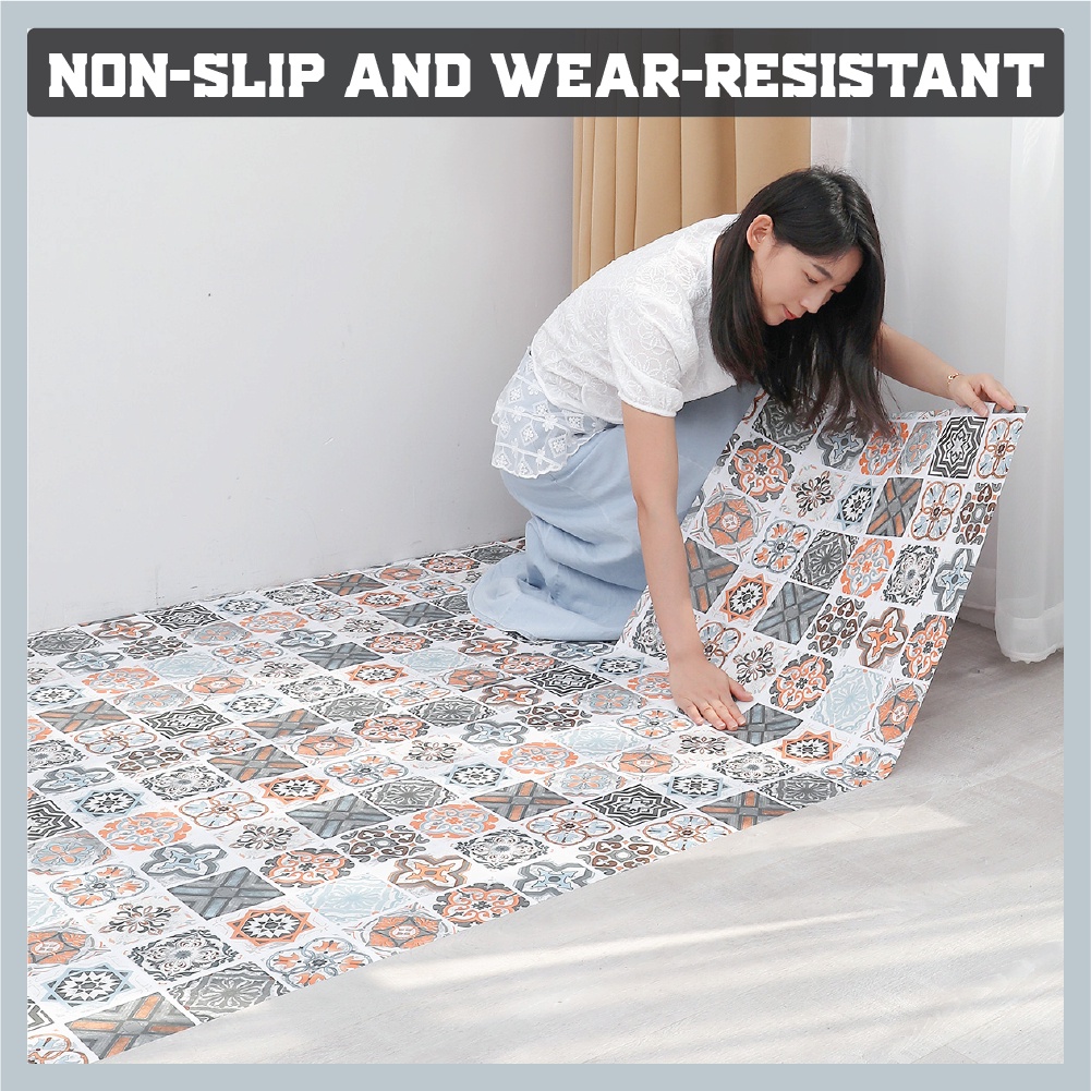 Wallpaper Dinding Dapur Wallpaper Kitchen Anti Oil Sticker Self ...