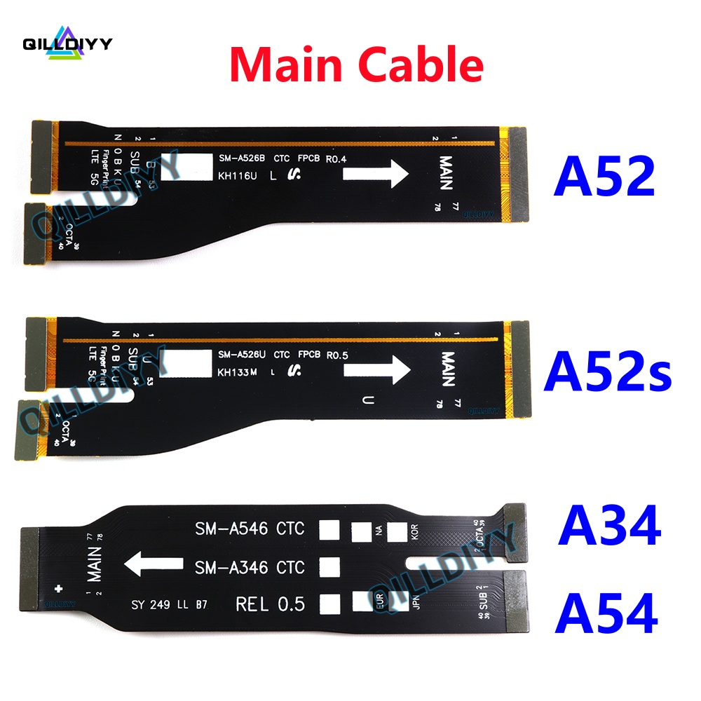 For Samsung Galaxy A52s A52 A54 A34 5G A526B A528B A546 A346 Motherboard Main Board Connector ...