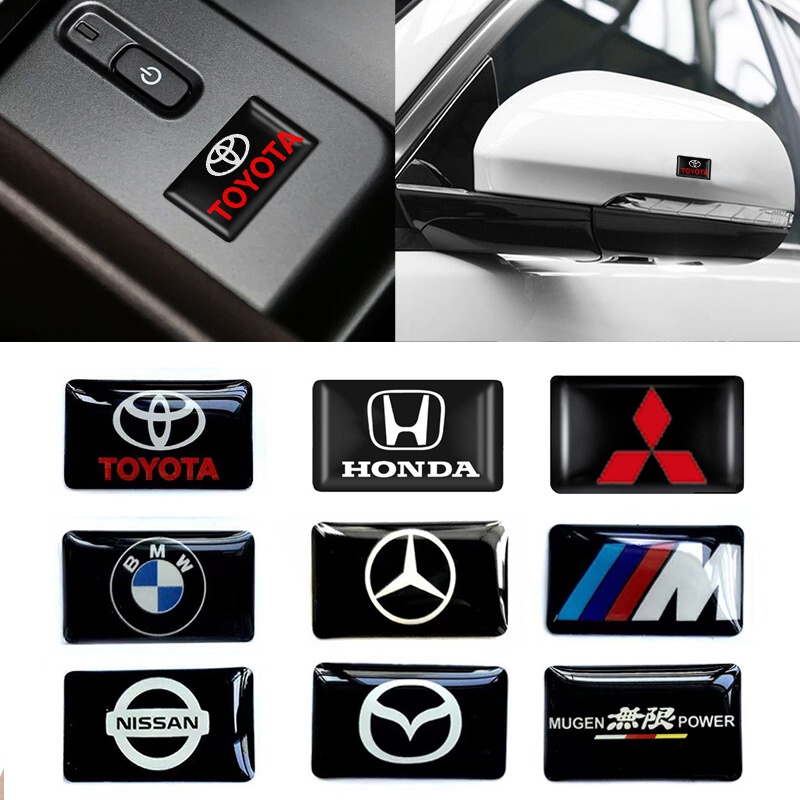 [Ready Stock] 3D Car Styling Epoxy Resin Emblem Badge Steering Wheel ...