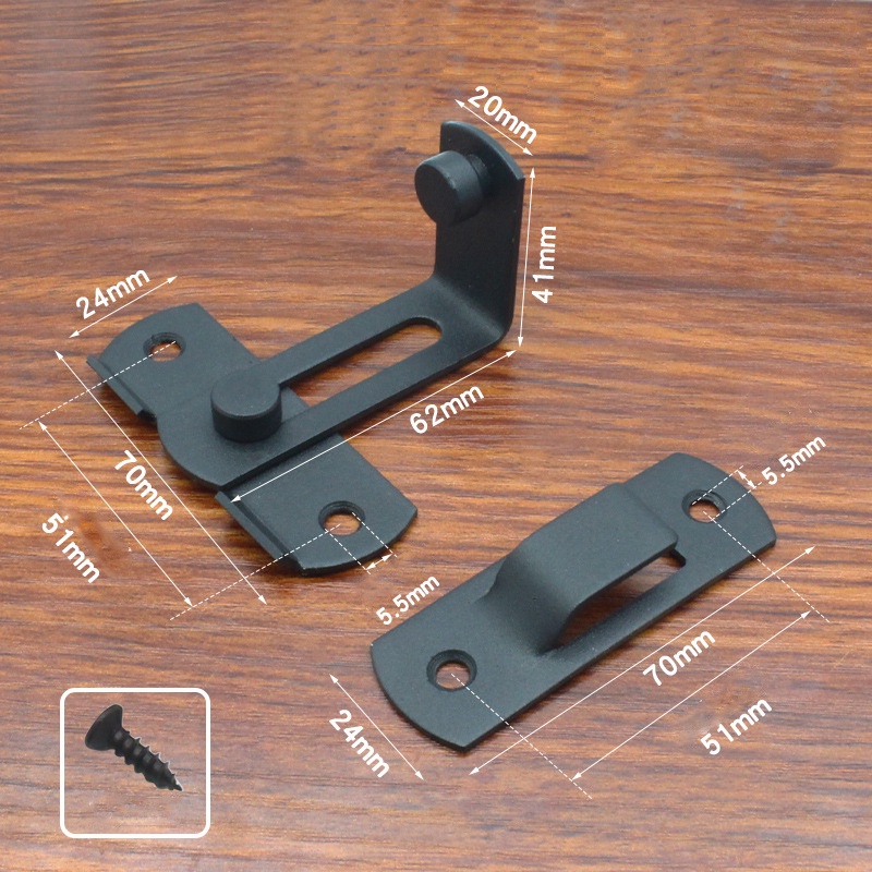 Flip Door Sliding Latches With Buckle 90 Degree Stainless Steel Latches ...