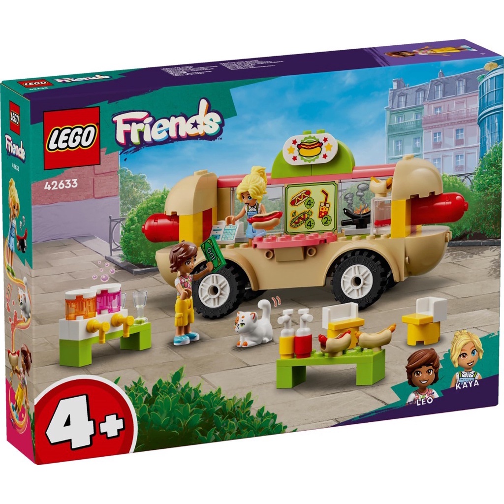 LEGO 42633 Friends Hot Dog Food Truck Building Toy Set (100 Pieces ...