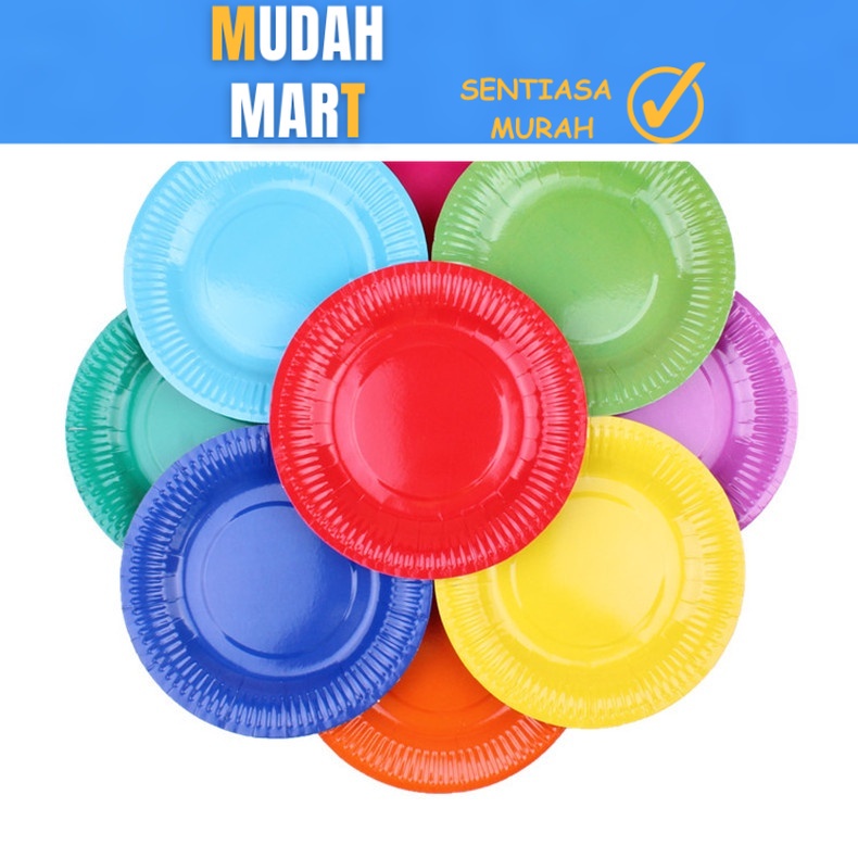 1PCS color paper plate diy children's creative handmade material ...