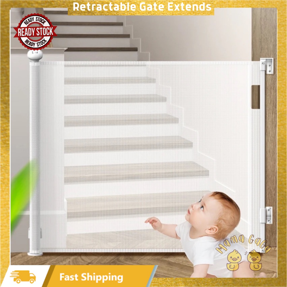 Pagar Budak Baby Safety Gate Retractable Baby Gate Pagar Baby For ...