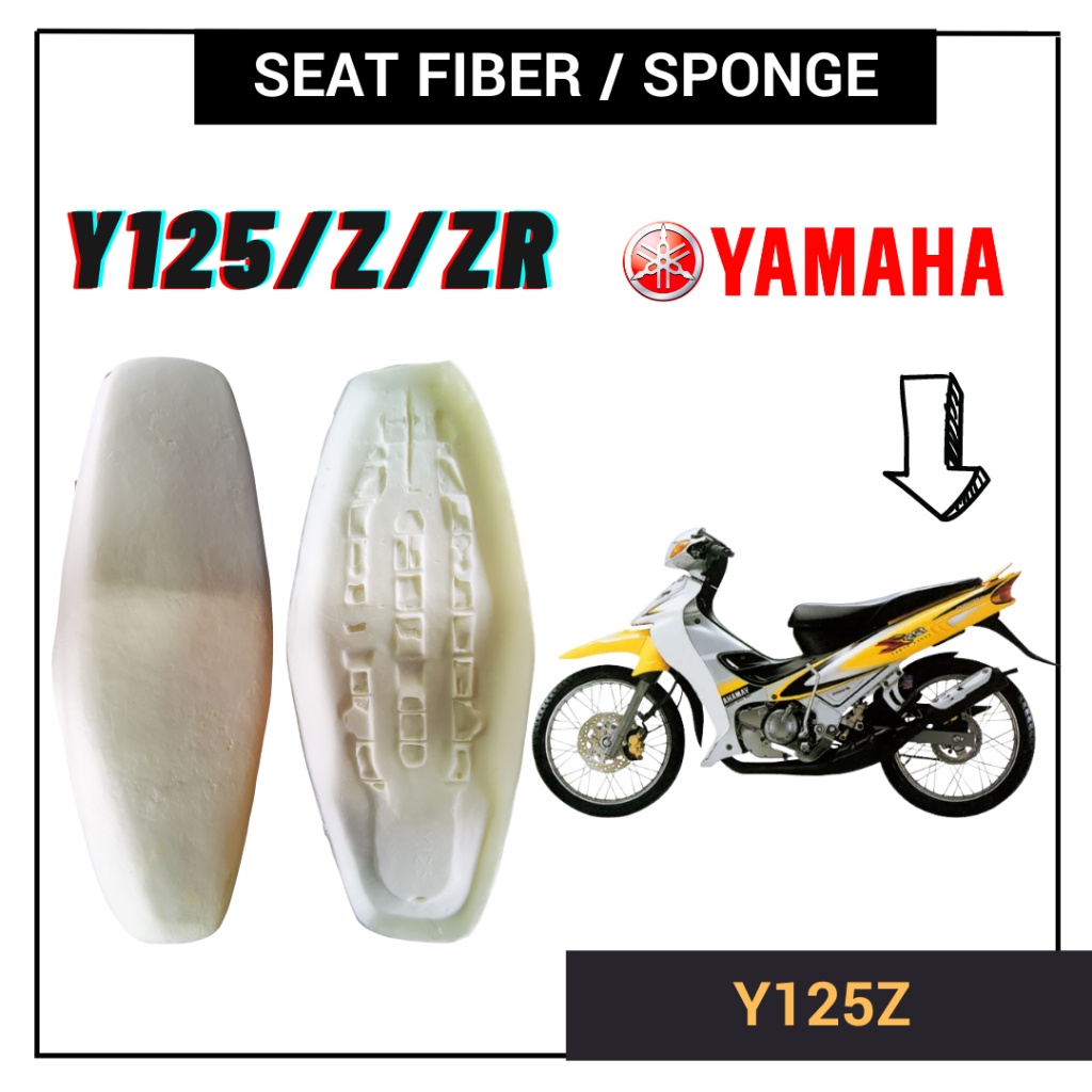 YAMAHA Y125 Y125ZR Y125Z SPAN SEAT FIBER SPONGE PU FORM KUSYEN DOUBLE ...