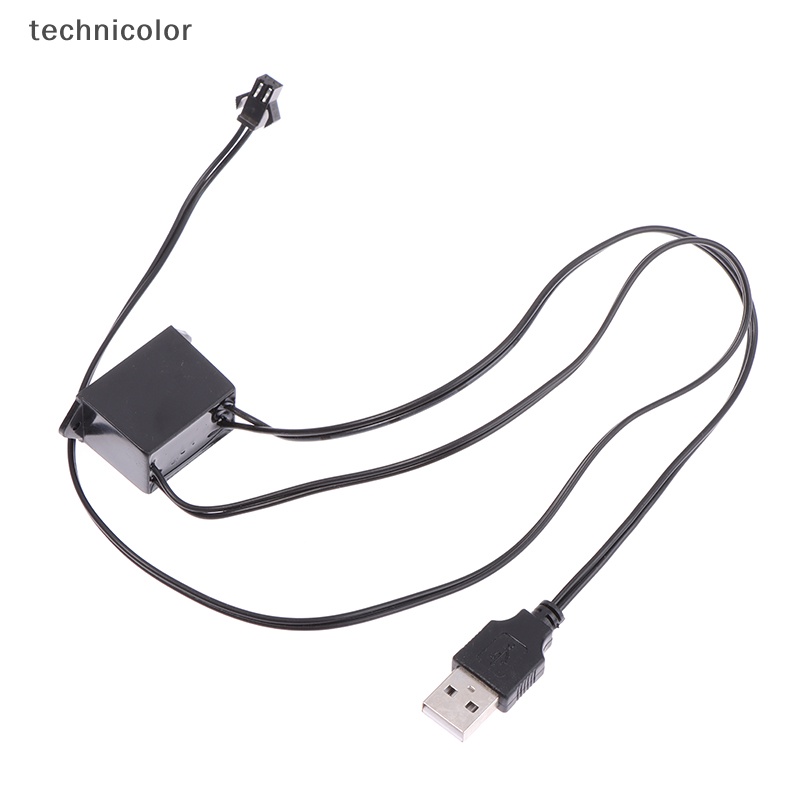 TCMY 5V USB Adapter Driver 1-5M El Wire Electroluminescent Light Controller Inverter TCC ...