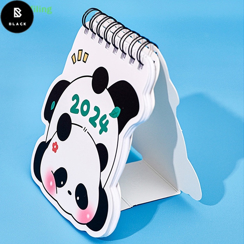 BL 2024 Cute Mini Cartoon Panda Calendar Desktop Decor Creative ...