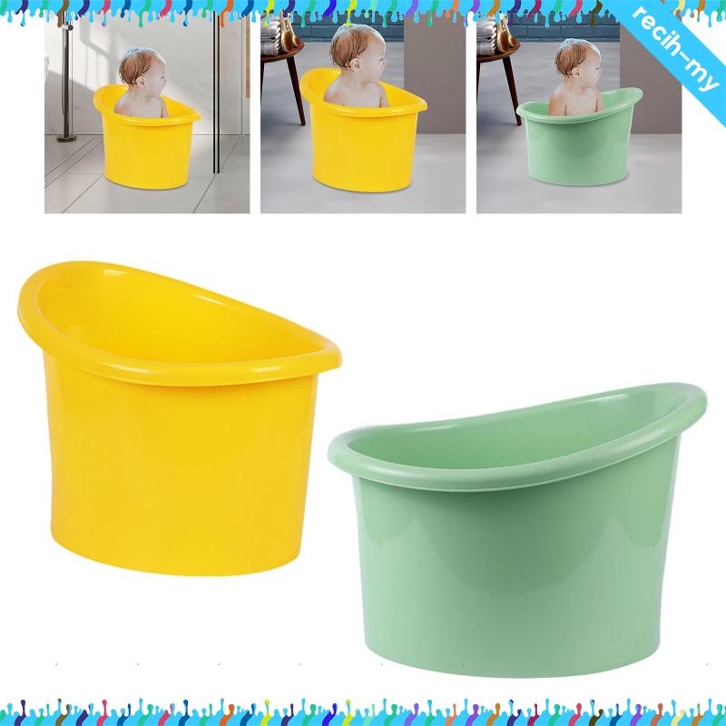 [RecihMY] Shower Bucket Portable Bath Tub for Newborn Boys and Girls ...