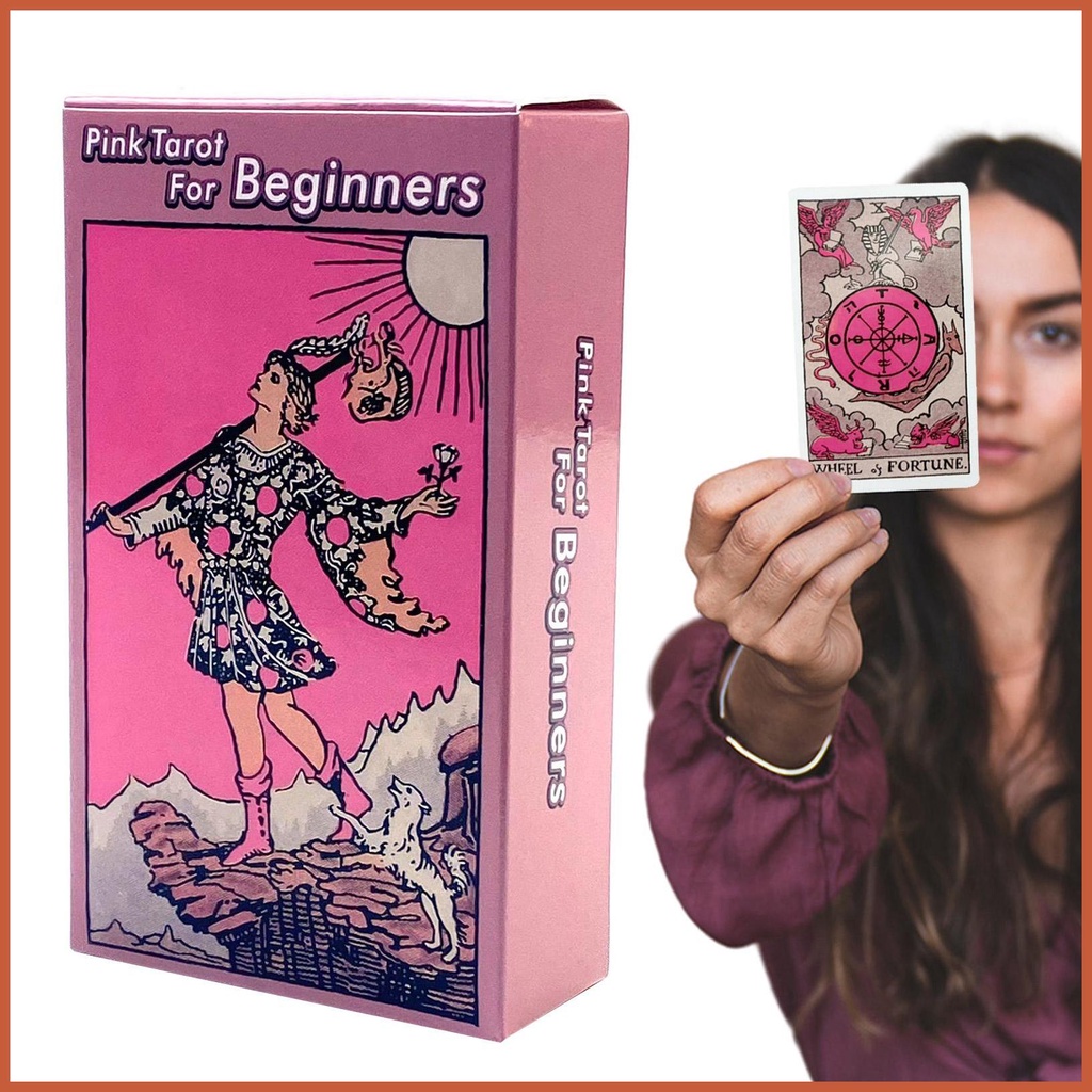 78 Cards Classic Weird World Tarot Fantastic Pink Tarot Deck Waite ...