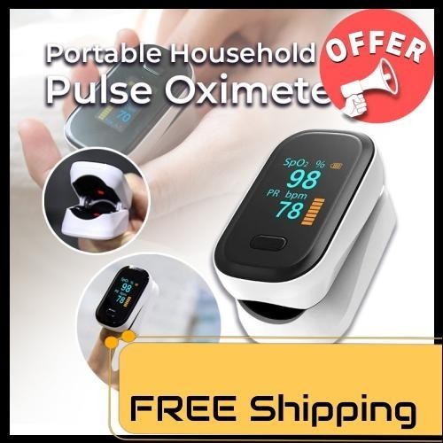 [Local Seller] 2021 Technology Portable Finger Oximeter SpO2 Pulse Rate Monitor Fast Data ...