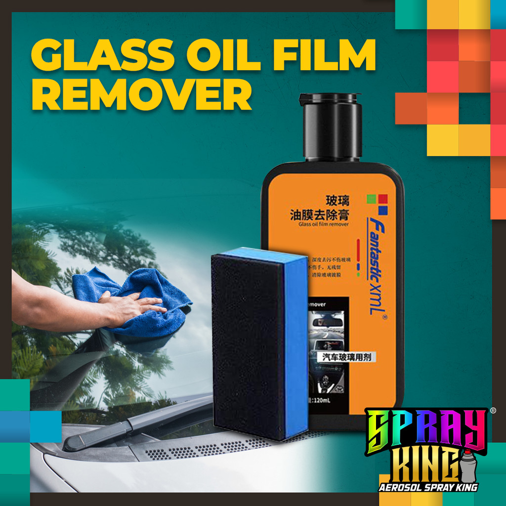 Glass Oil Film Remover Strong Decontamination Cleaner 120ML Windshield ...