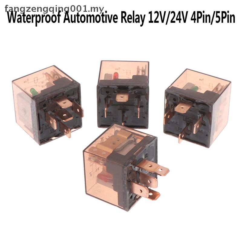 F1MY Waterproof Automotive Relay 12/24V 80A 4/5Pin SPDT Car Control ...