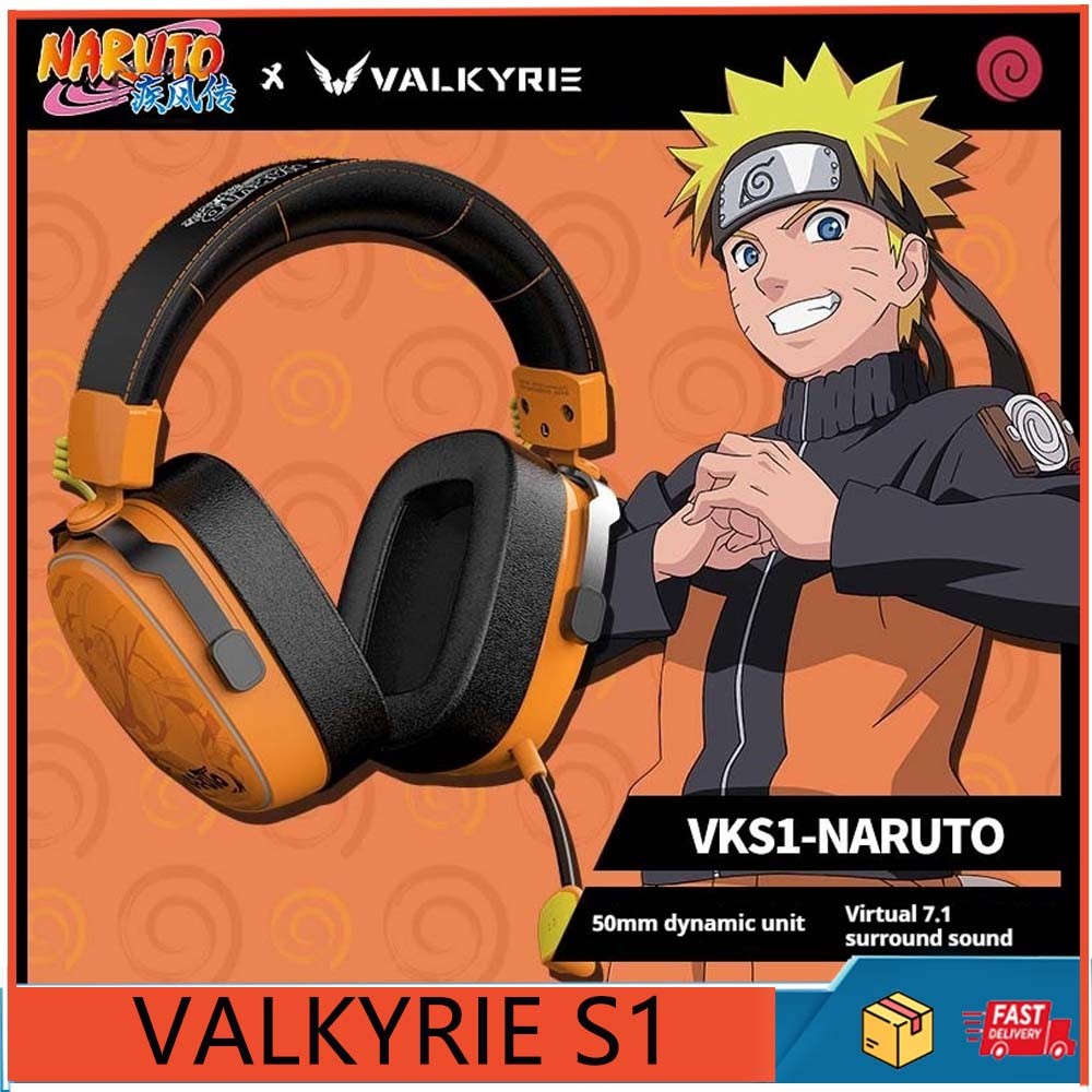 VALKYRIE S1 Naruto co branded three mode game headset, virtual 7.1 ...