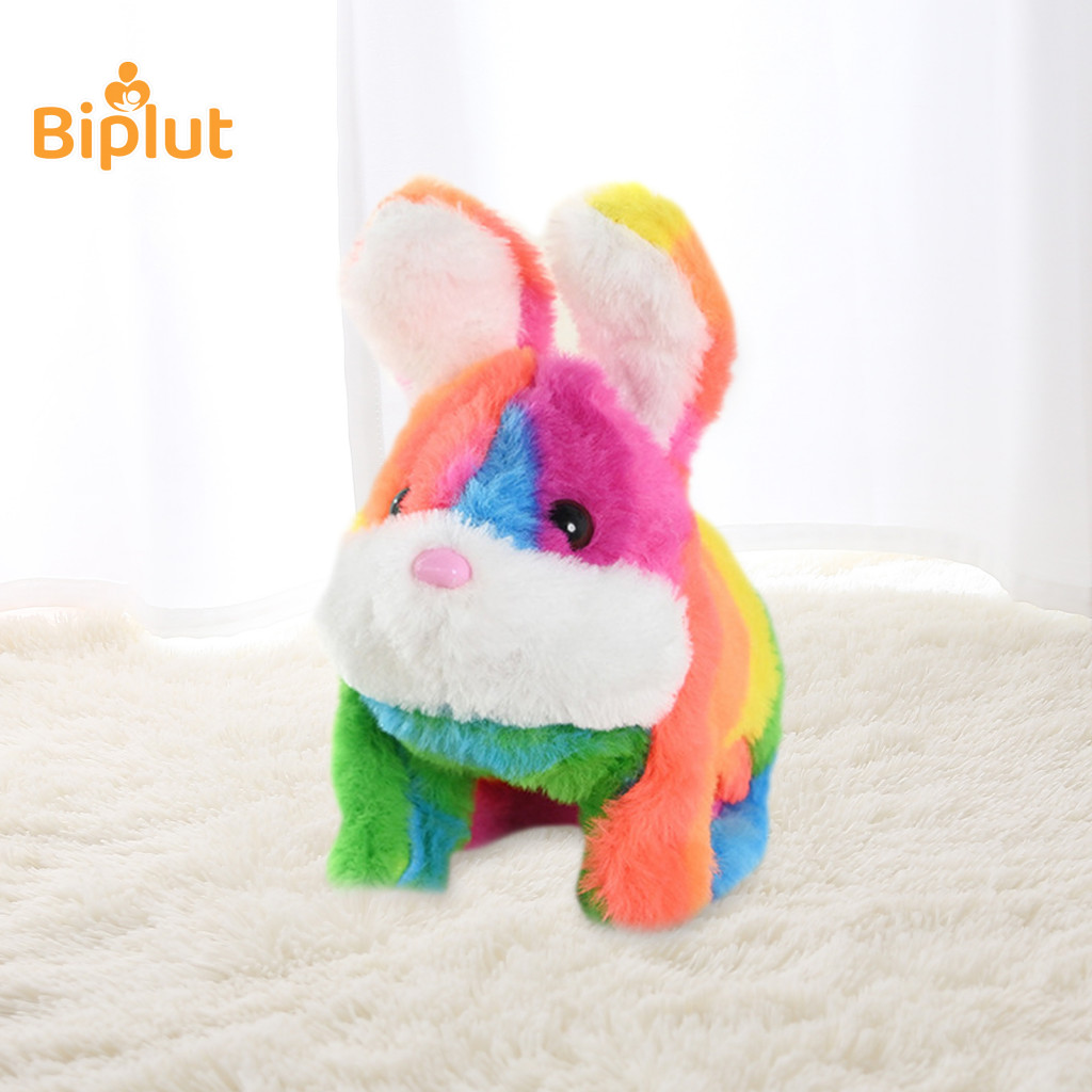 Bunny Plush Moving Ears Bunny Plush Electric Plush Rabbit Toy with ...