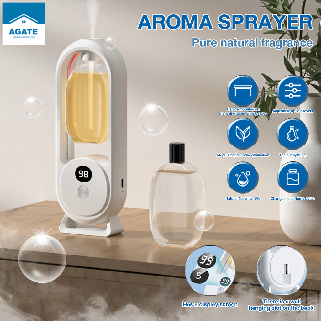 Automatic Aroma Diffuser Rechargeable Fragrance Machine Air Humidifiers ...